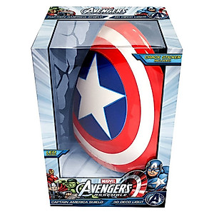3DLightFX Marvel Avengers Captain America 3D Deco Light Red, White, Blue