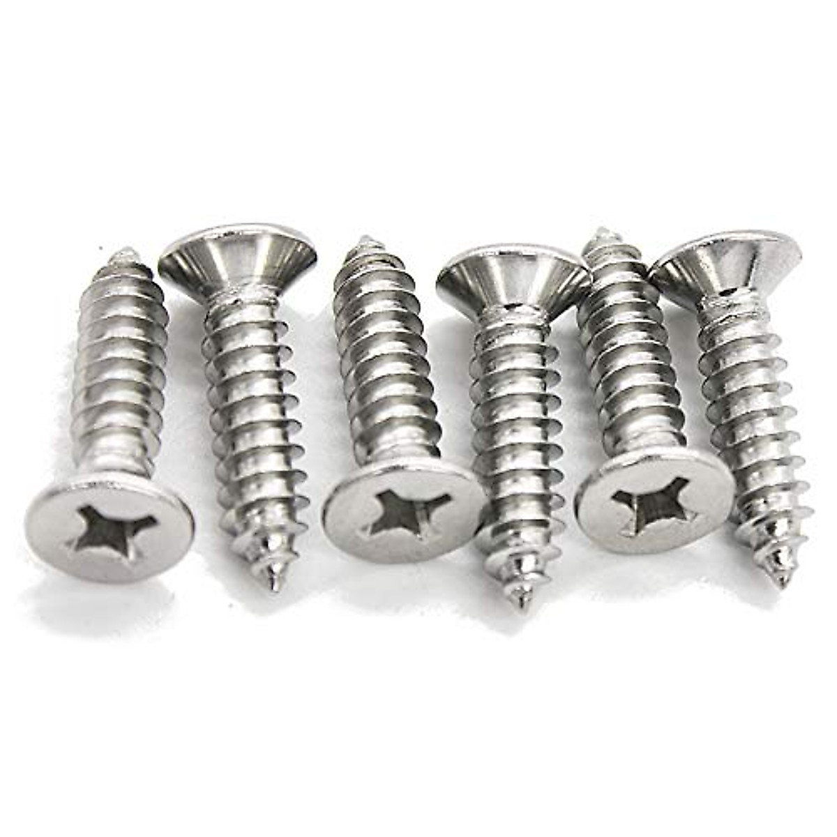 Countersunk Head Self-Tapping Screws NO.14 x 1.1/4" 50 Pack