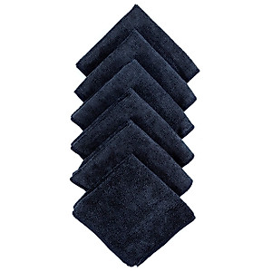 Dry Rite Best Magic Microfiber Cloth - Professional Series Cleaning Towels for Kitchen, Bath, Auto Detailing, TV, Glass, Mirrors - No Scratch, Lint and Streak Free. Use Wet/Dry 12"x12" 1 Dozen