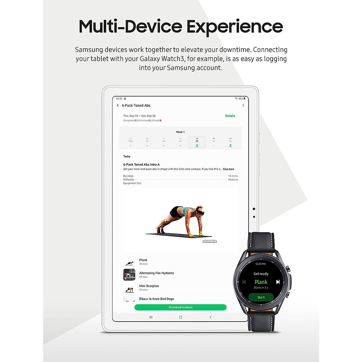 SAMSUNG Galaxy Tab A7 10.4 Wi-Fi 64GB Silver (SM-T500NZSEXAR) (Renewed)