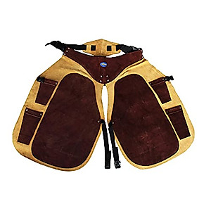 Pro Equine Western Leather Fully Adjustable Horse Farrier Apron Fits All 23116