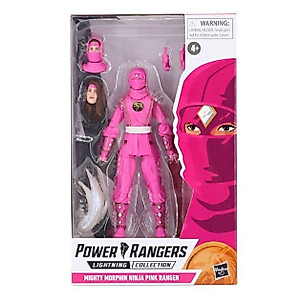 Power Rangers Mighty Morphin Lightning Collection Ninja Rangers Collection Red Pink Yellow (Ninja Pink Ranger)