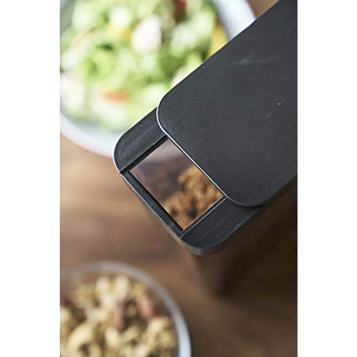 Yamazaki Home Tower Airtight Dry Food Storage Container With Sliding Lid | Kitchen & Pantry Organization | Cereal, Grains, Pasta, And Flour - Abs Plastic - 9.5 Cups, 2.3 Liters