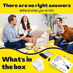 OFF TOPIC Party Game for Adults - Fun Adult Board Games for Groups of 2-8 Players - Hilarious Game Night Card Game for Friends, Family & More