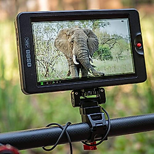 osee T7 7inch Upgraded Version 3000 Nits Ultra Bright Daylight Viewable FHD DSLR Camera Field Monitor 3D LUT HDR Support 4K HDMI Input & Output Including Ball Head AC Power Adaptor and D-tap Cable