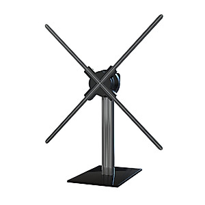 3D Hologram Fan 46cm and stand Hologram Fan with Remote/Bluetooth/WIFI/700 Video Library,Holographic Fan with HD LED 2000*1444PX Resolution Picture Fan Spinner Small for Shop/Bar/Christmas/Halloween