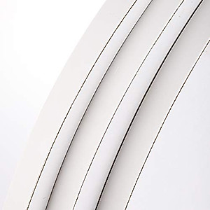 Suwimut Set of 3 Corner Mounting Shelf, Rustic Wood Floating Wall Mounted Storage Shelf with White Finish for Living Room, Bedroom, Bathroom, Kitchen, Office