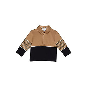 BURBERRY Baby Girl's Mandie Polo Dress (Infant/Toddler) Archive Beige 18 Months