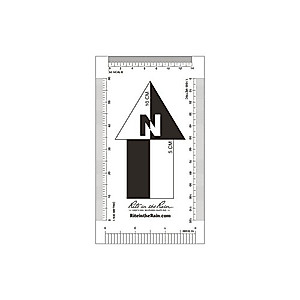 Rite In The Rain Weatherproof Hard Cover Notebook, 4 3/4" x 7 1/2", Yellow Cover, Geological Pattern (No. 540F)