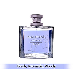 Nautica Voyage N-83 Eau de Toilette Spray, 3.3/3.4 Fl Oz