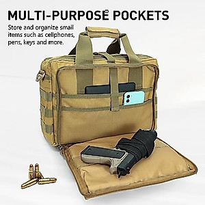 palamea Tactical Messenger Bag for man, 17.3Inch Tactical Briefcase military Laptop Messenger Bag Tactical office bag Military Style Shoulder Bag Handbag for Men