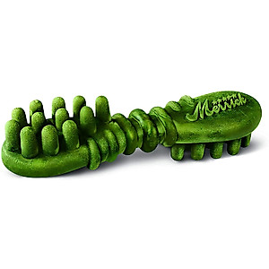 (2 Pack) Merrick Fresh Kisses Double-Brush Dental Dog Treats, Infused with Coconut & Botanical Oils and Mint Breath Strips, Cleans & Freshens Breath for Large Dogs, 16 Dental Dog Treats/Pack (Large)