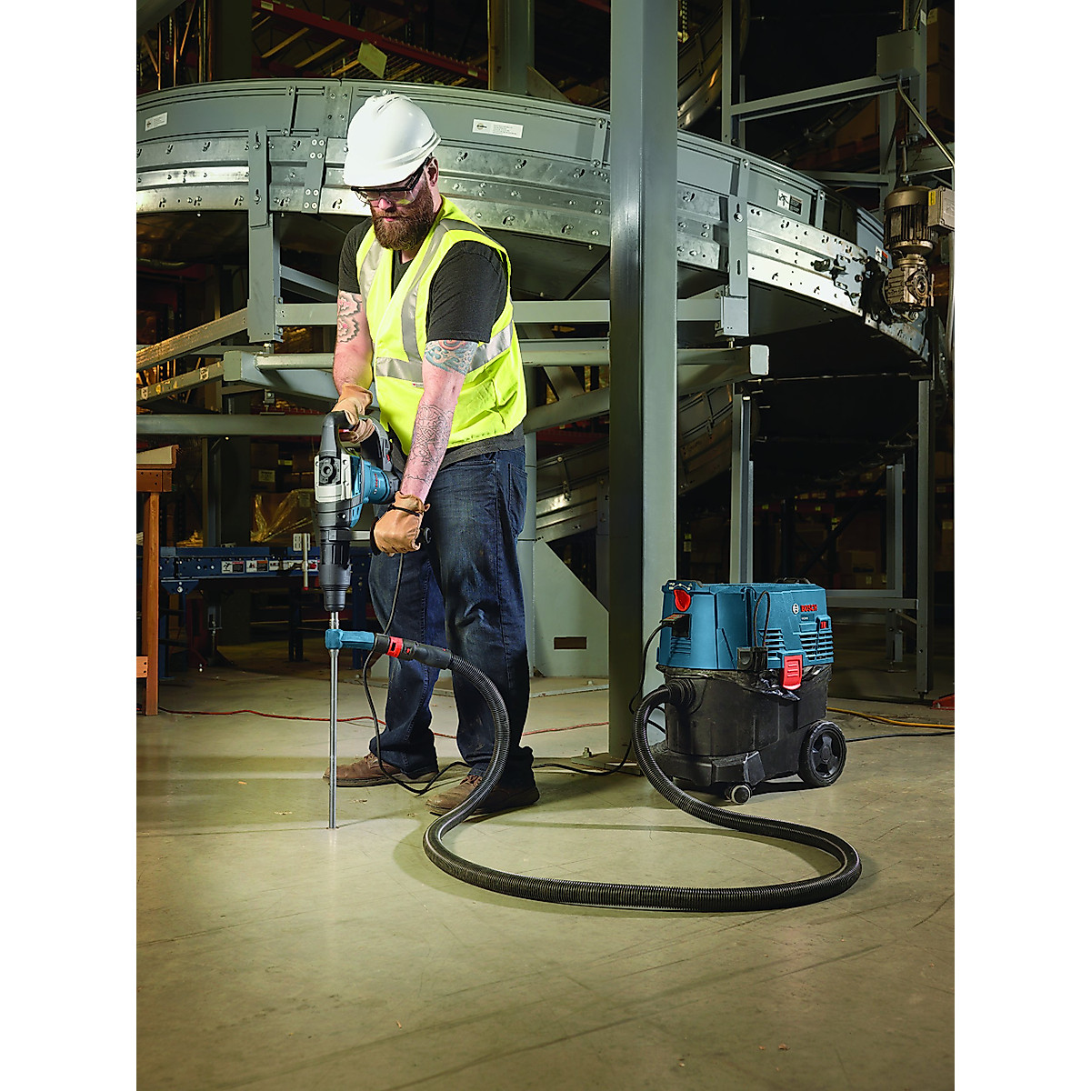 BOSCH DXSMAX SDS-max Speed Clean Dust Extraction Vacuum Adapter