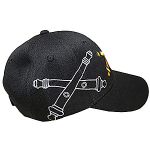 Trade Winds U.S. Army Field Artillery Military Cap U.S. Army Black Military HAT