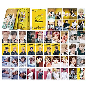 YIMIDA Kpop Bangtan Boys Stickers Photocards Set Pack 90Pcs Vinyl Waterproof Sticker 108Pcs Album Photo Lomo Cards Poster for BTS Army gifts