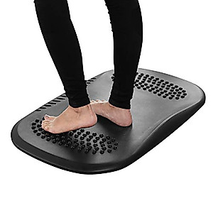 FLEXISPOT Ergonomic Office Standing Desk Mat and Kitchen Not-Flat Anti-Fatigue Comfort Floor Mat 32.3 in x 20.5 in x 0.98 in for Stand Up Desk with Massage Points Black