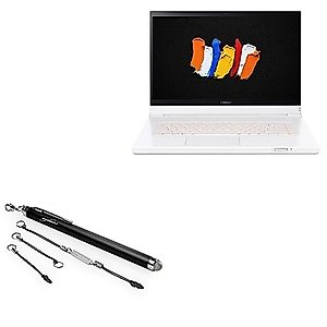 BoxWave Stylus Pen Compatible with Acer ConceptD 7 Ezel CC715-71-7163 (15.6 in) - EverTouch Capacitive Stylus, Fiber Tip Capacitive Stylus Pen - Jet Black