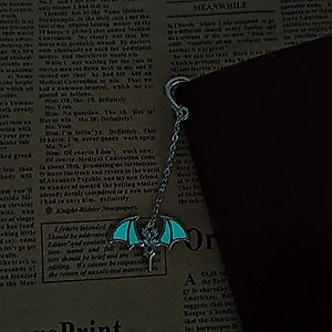 Gzrlyf Bat Bookmark Luminous Bookmarks Bat Gifts for Book Lover Bookworm Gifts Bat Lover Gifts (Luminous Bookmark)