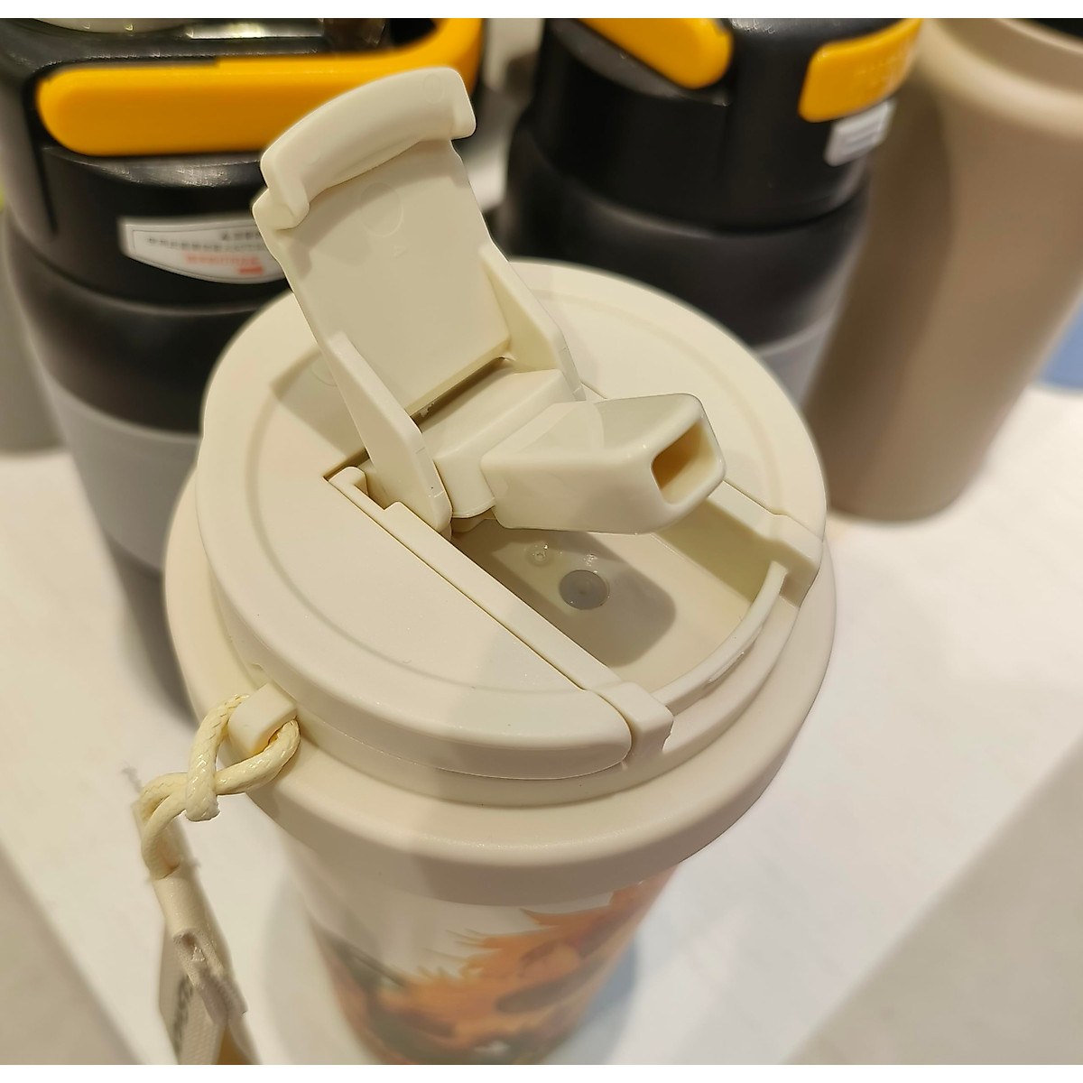 18 oz Coffee Travel Mug with Straw & Flip Lid, Sunflower Tumbler Cup, Double Wall Stainless Steel Vacuum Insulated Tumbler Cup