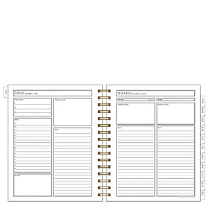FranklinCovey - La Vie en Rose One Page Per Day Wire-Bound Planner (Jan 2024 - Dec 2024)