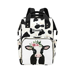Diaper Bags with Name Waterproof Mummy Backpack Nappy Nursing Baby Bags Gifts Tote Bag for Women