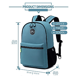 Lohol Lightweight & Casual Daypacks for Men, Women & Students, Perfect Daily Backpack for School, Work, and Travel (Dark blue)