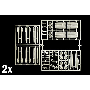 Italeri ITA1442 1:72 B-52H Stratofortress [Model Building Kit], Multi-Color