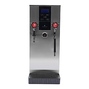12L Steam Water Boiling Machine, Commercial Milk Foam Maker Espresso Coffee Maker Cafe Commercial Steam Water Boiling Machine for Espresso Coffee Tea Coffee Shop Dessert Shop Hotel Milk, 2200W