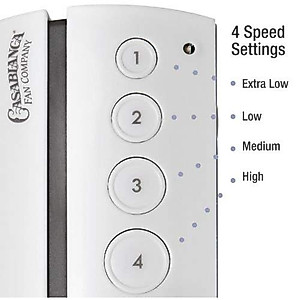Casablanca Hunter Fan Company 99019 Universal 4 Speed Control System, White