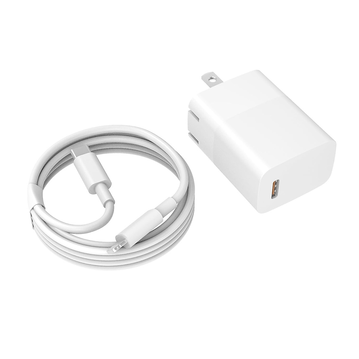 20W Fast Charger Fit for AirPods Pro 1 2 3 Gen, Fit for AirPods Max A2096, Fit for AirPods 1st/2nd/3rd Generation and 6.6Ft Charging Cable Wall Block Power Cord Adapter