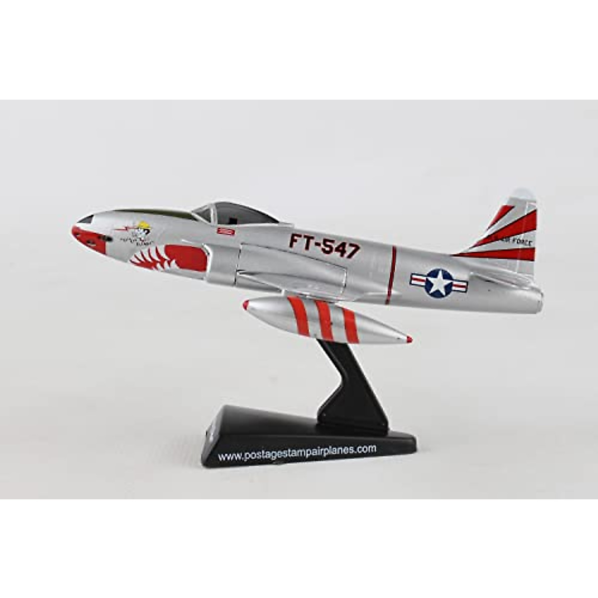 Daron Postage Stamp F-80 Shooting Star Evil Eye Fleagle/Miss Barbara Ann 1/96 Scale, Silver