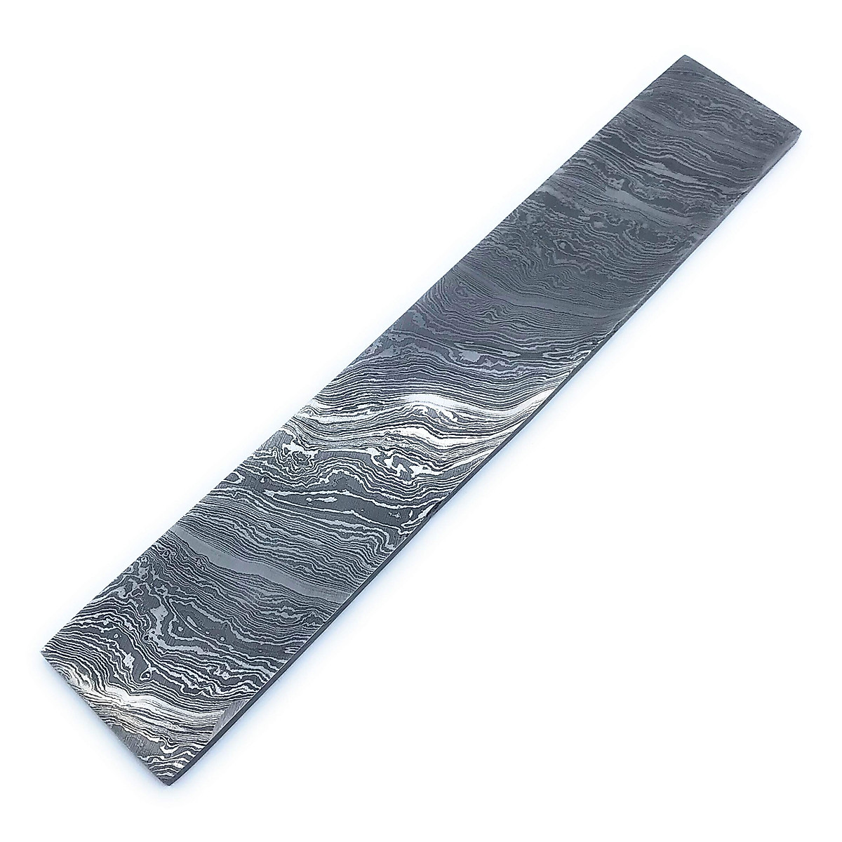 10" long custom handmade Damascus Steel blank billets with 2" width