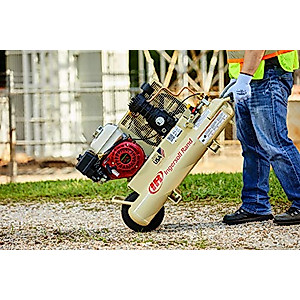 Ingersoll-Rand SS3J5.5GH-WB 5.5 Horsepower 8 Gallon Oiled Gas Twin Pontoon Compressor