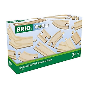 BRIO World 33402 Expansion Pack Intermediate - Wooden Train Set for Kids | Enhances Creativity | Compatible with All BRIO Train Sets | FSC Certified | Ideal for Ages 3 and Up