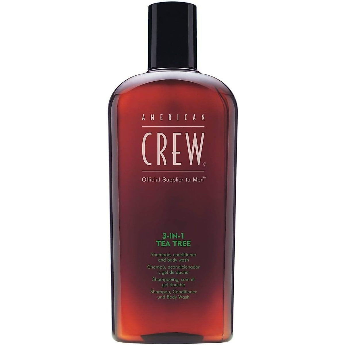 American Crew Shampoo, Conditioner & Body Wash for Men, 3-in-1, Tea Tree Scent, 15.2 Fl Oz