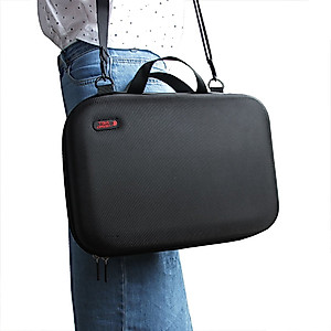 Hermitshell Hard EVA Travel Case Fits Microsoft Xbox One S Game Console + Kinect Sensor + Wireless Controller