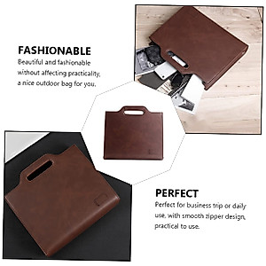 VALICLUD Pu Leather Laptop Bag for Men Messenger Bag Briefcase for Men Male Briefcase Computer Storage Bag
