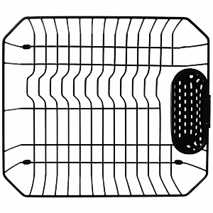 Rubbermaid Dish Drainer, Small, Black