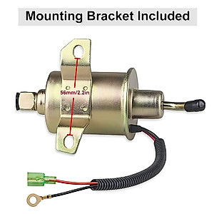 WATERWICH Electric Fuel Pump Compatible with Onan Microquiet 4000 A029F889 E11007 4kyfa26100k 4KW Generator Gas Pump Replacesment for 149-2331 149231101 149-2311-02 149-2311-01