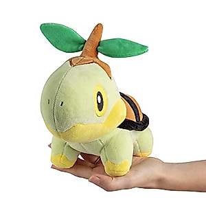 Pokémon 8" Turtwig Plush - Officially Licensed - Diamond and Pearl Starter Figure - Authentic Soft Stuffed Animal Toy - Valentine's Day & Easter Basket Stuffer Gift for Kids, Boys, Girls - 2+