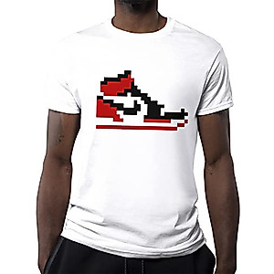 Swag Point Men’s Graphic T Shirts – 100% Cotton Casual Streetwear Hipster Hip Hop Tshirts Short Sleeve Print Tops Nike L