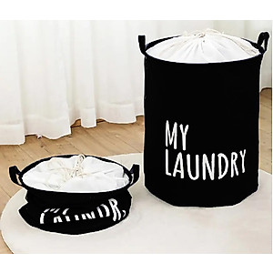 Premium Collapsible Laundry Hamper, Sturdy Oxford Fabric with Easy-Carry Handles, Ideal for Bedroom, Bathroom, and Closet Organization