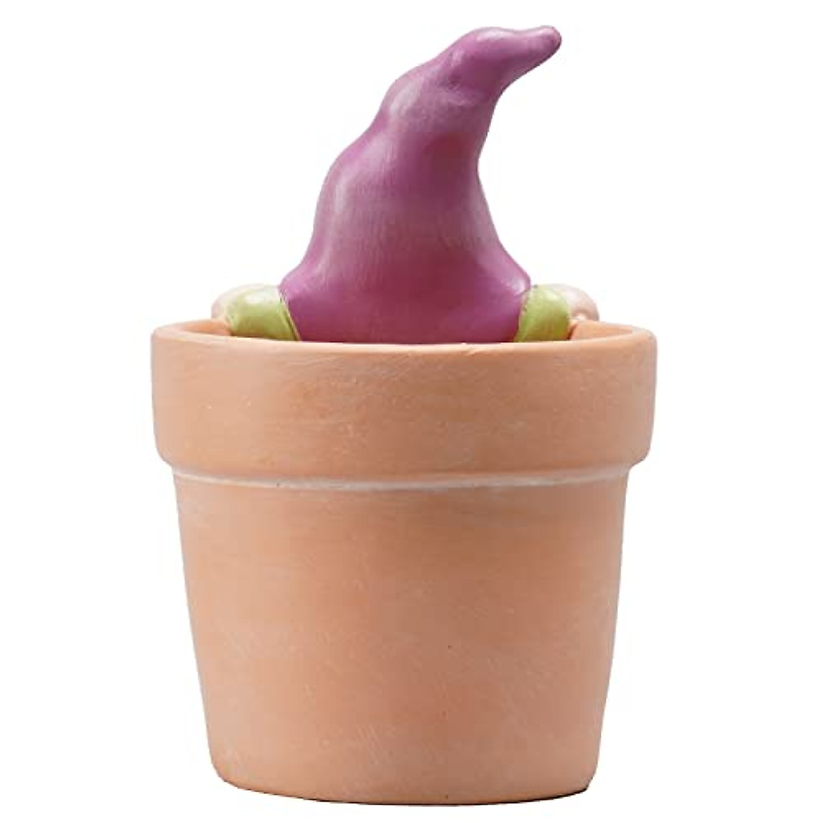 Newman House Studio Spring-Gnomes Flower-Pots Easter Decorations Cactus-Succulents - Easter Decorative Purple Planter Pots Unique Garden Pots with Drainage Hole for Indoor Outdoor 3 x 3.5 x 5 inch