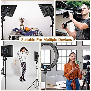 IVISII NP-F750 Battery 2 Pack 5600 mAh Li-ion Replacement with Battery Charger for Sony NP-F550 NP-F570 NP-F750 NP-F770 NP-F930 NP-F950 NP-FM55H NP-FM500H NP-QM71 NP-QM91 NP-QM71D Camera