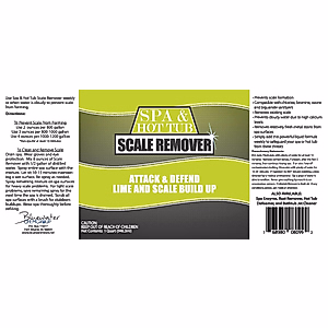 Spa & Hot Tub Scale Remover - Quart - Hot Tub & Spa Descaler, Scale Stain & Lime Stain Remover