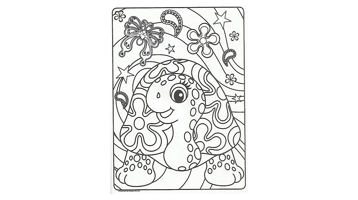 Lisa Frank Color & Trace Book: Stand-up Characters & Fun!