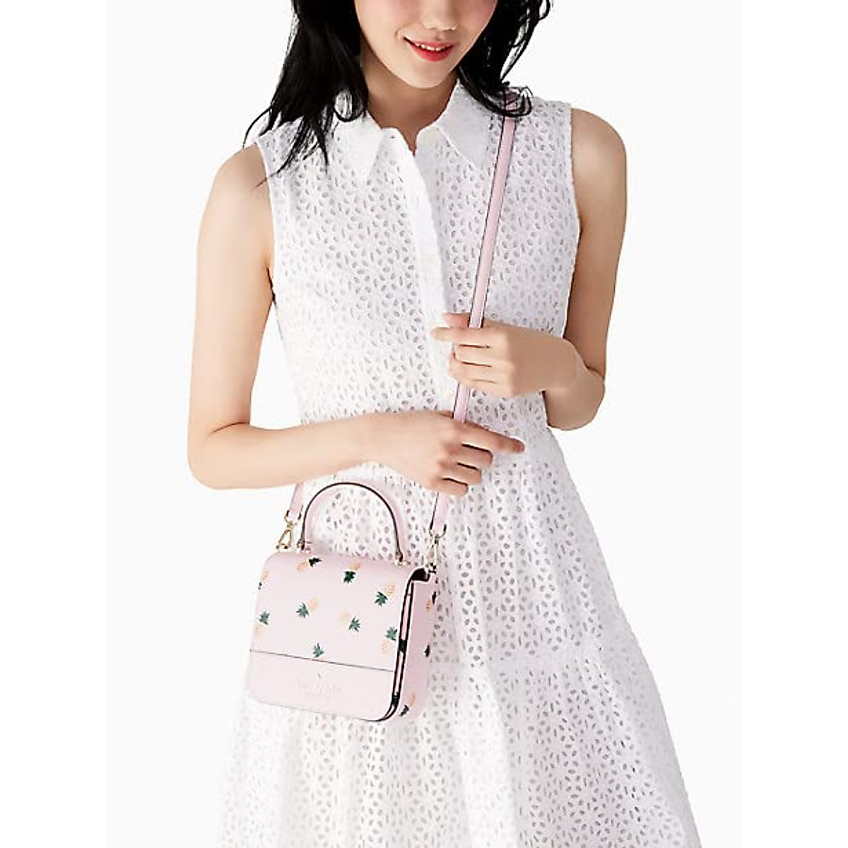 Kate Spade New York Staci Square Pineapple Crossbody