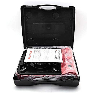 Maxsun Portable Gas Stove MS3800 (Red), 9,560BTU High Power, Camp Stove, Outdoor/Indoor, with Carrying Case