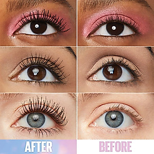 Maybelline Lash Sensational Sky High Waterproof Mascara Makeup, Volumizing, Lengthening, Defining, Curling, Multiplying, Buildable Formula, Very Black, 1 Count