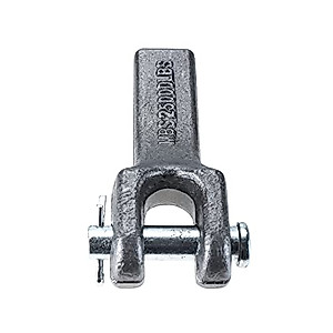 NORJIN 6 Pack 3/8 Weld-On Safety Chain Retainer, Forged Steel Chain Hooks for Truck Trailer Hitch, 25000LBS WLL 